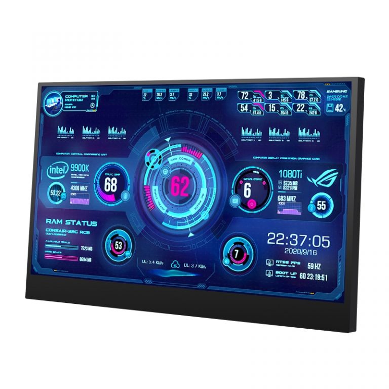 7インチ IPS HDモニタリングディスプレイ AIDA64対応 - Disk House